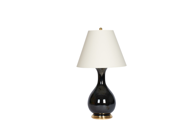 Katie Medium Lamp in Peacock – Christopher Spitzmiller, Inc.