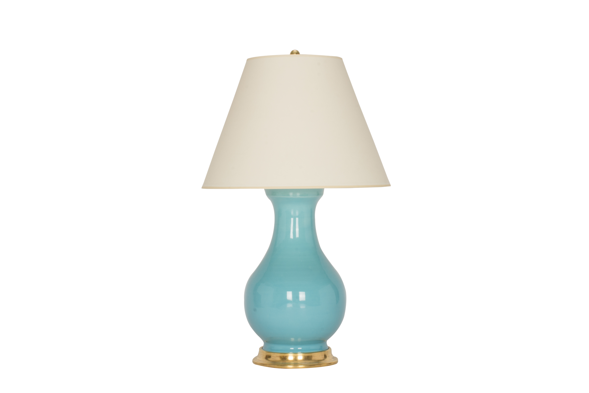 Hann Large Lamp Pair in Delft Blue Marble – Christopher Spitzmiller, Inc.